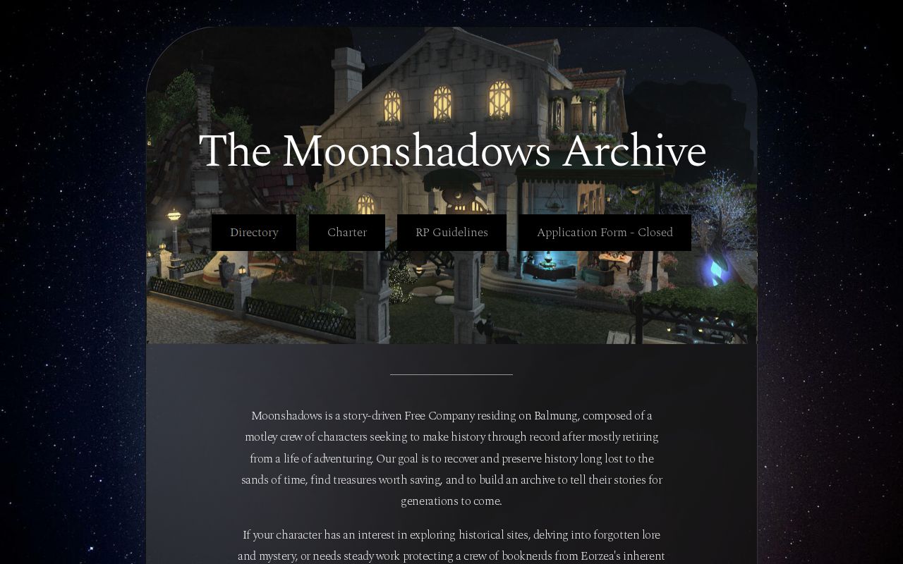 The Moonshadows Archive